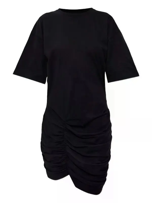 Balmain T-shirt Dress With Ruched Detailing