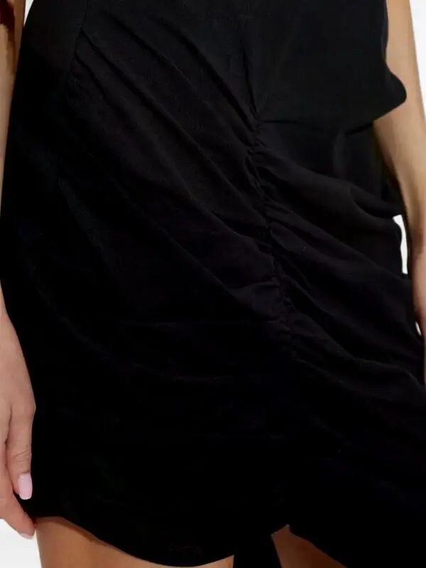 Balmain T-shirt Dress With Ruched Detailing