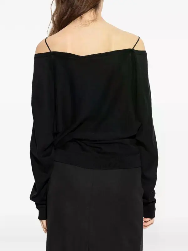 IRO PARIS Lace V-neck Sweater