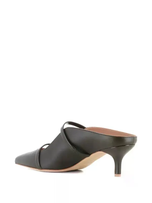 MALONE SOULIERS Pointed-toe Strap Pumps - Black