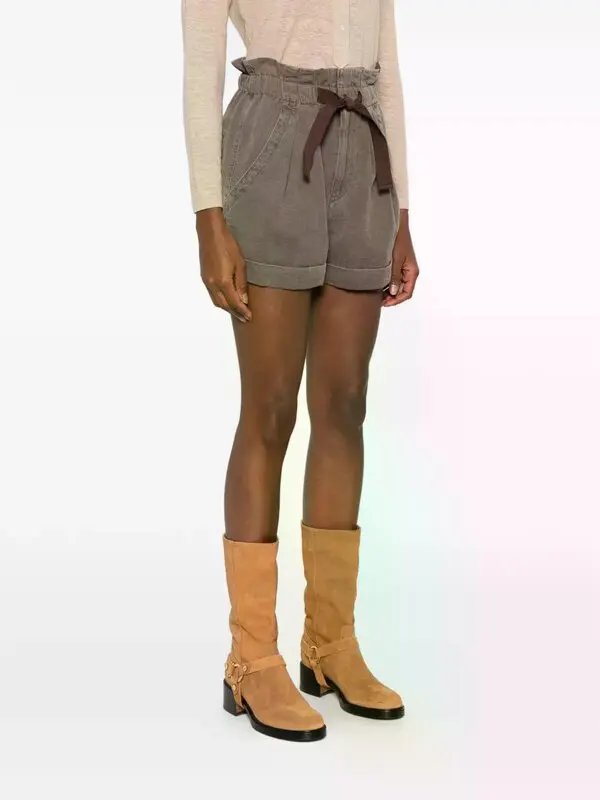 MARANT ETOILE Nirma Drawstring Pleated Shorts