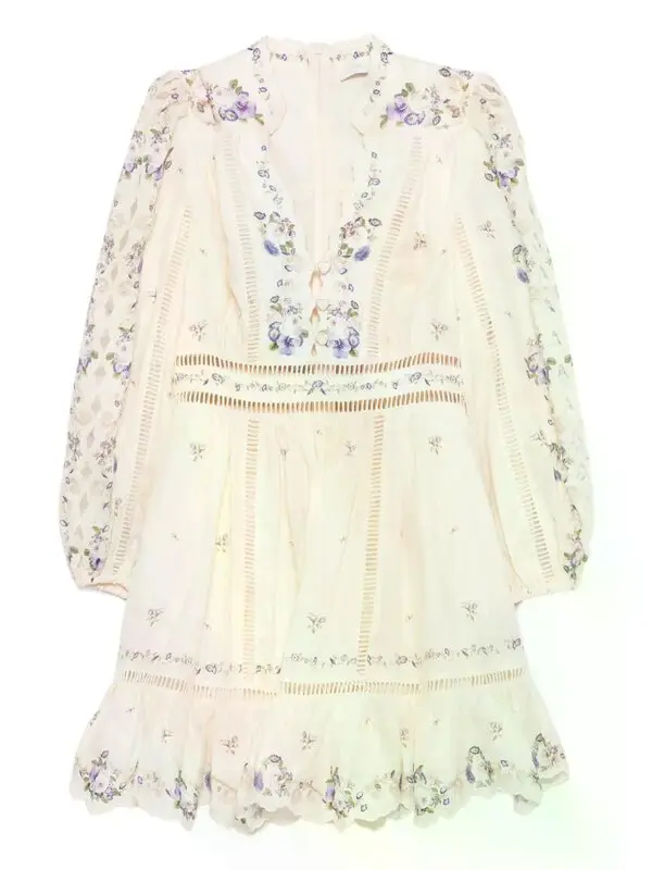 Zimmermann Patience Floral-print Mini Dress