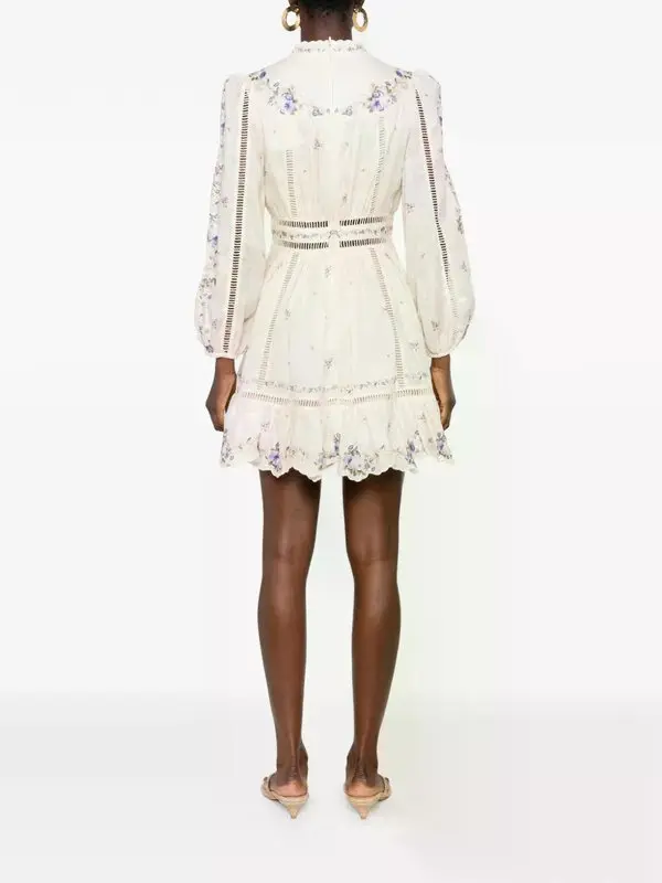 Zimmermann Patience Floral-print Mini Dress