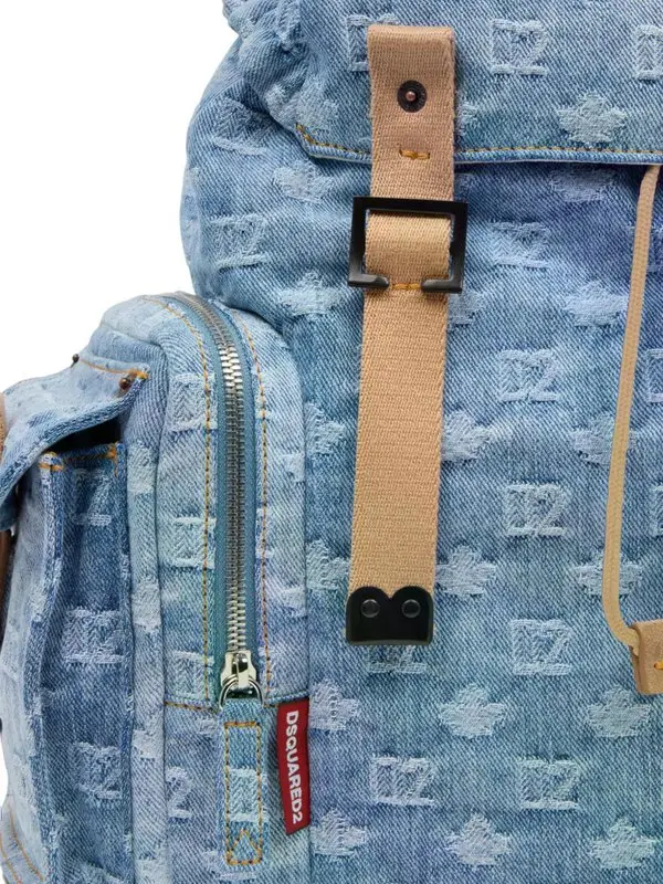 Dsquared2 Monogram Patterned Backpack