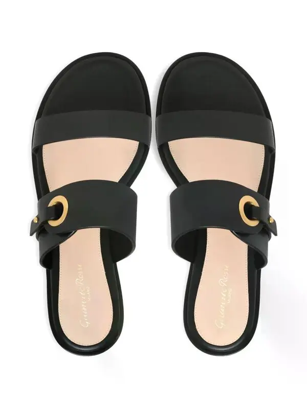 GIANVITO ROSSI Granada Strap Sandals - Black