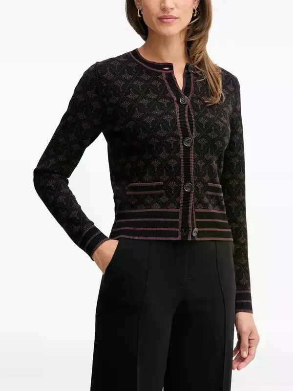 JOOP! Patterned Button-up Cardigan