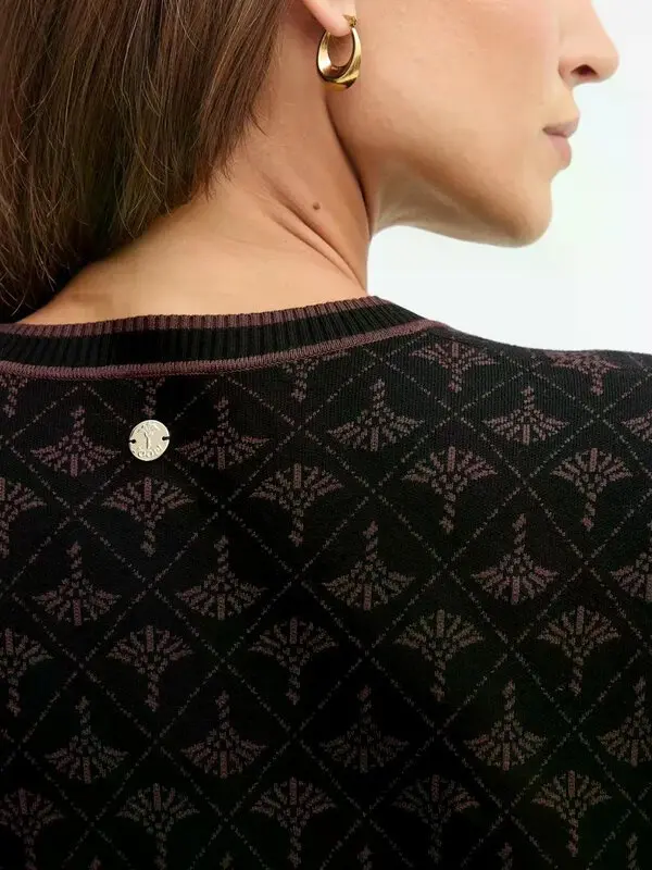 JOOP! Patterned Button-up Cardigan