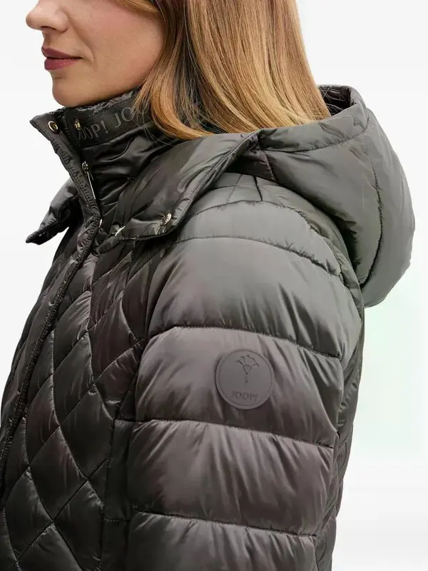JOOP! Quilted Constance Coat - Grey