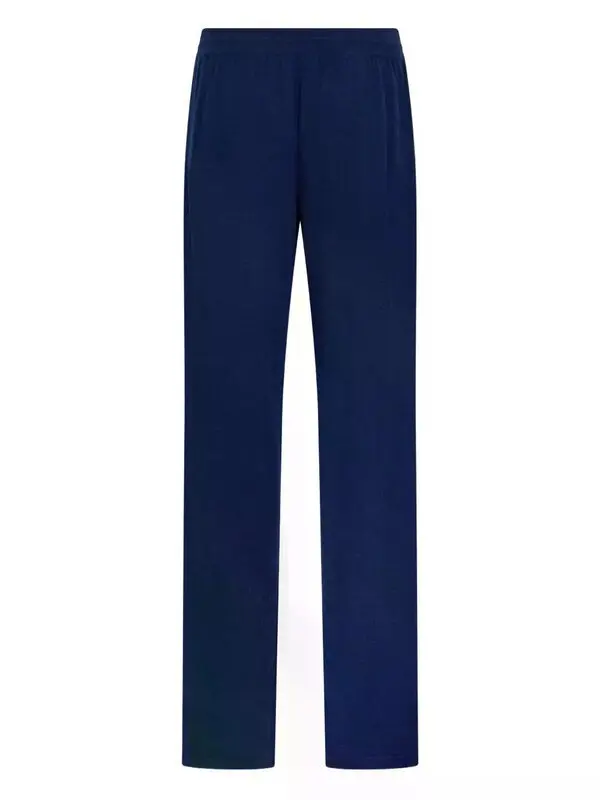 Malo Drawstring Waist Trousers - Blue