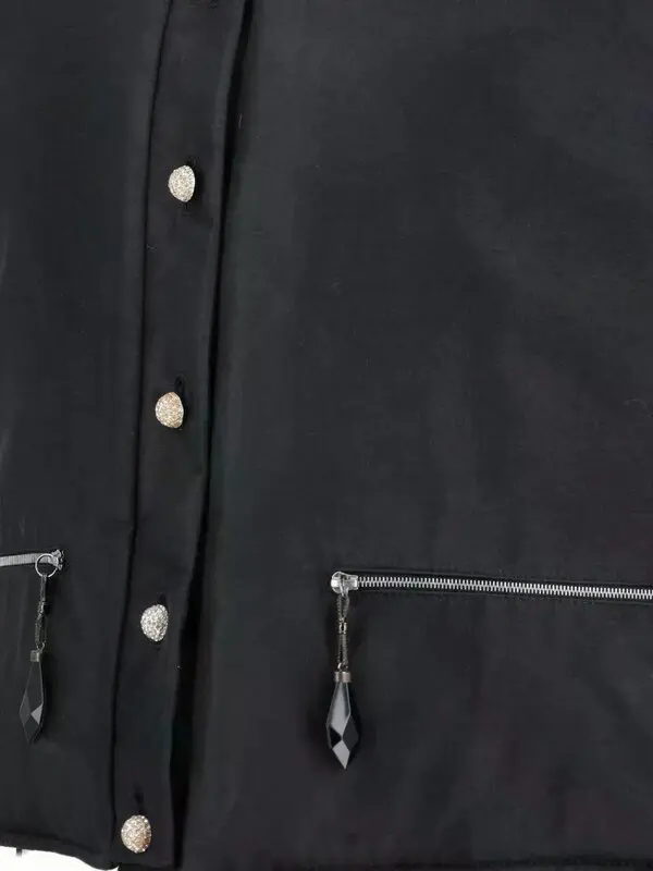 Gianfranco Ferre Padded Gem-button Gilet