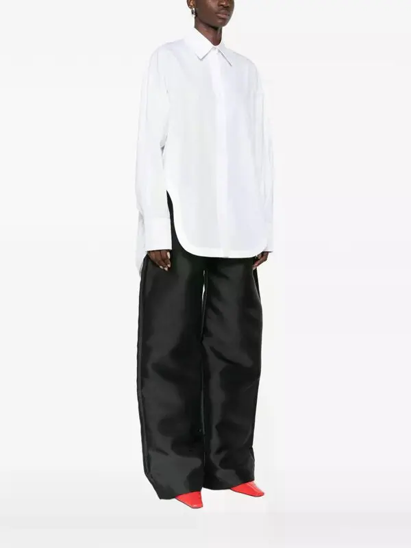 Sportmax Kimono Poplin Tunic Shirt