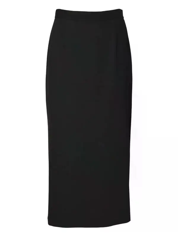 SOLOTRE Slit-detail Midi Skirt