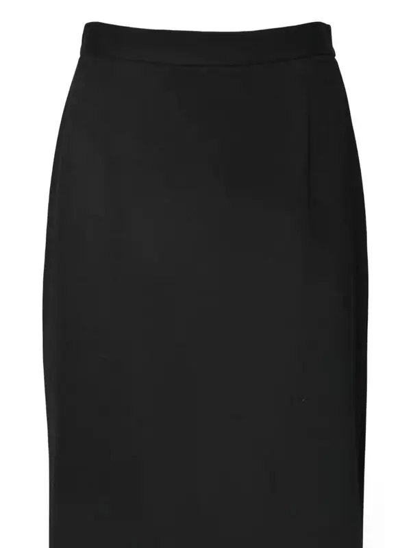SOLOTRE Slit-detail Midi Skirt