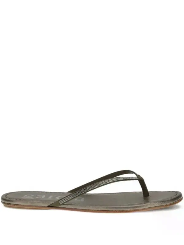 PEDRO GARCIA Embellished Thong Sandals