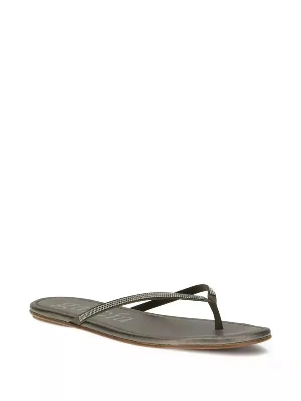 PEDRO GARCIA Embellished Thong Sandals