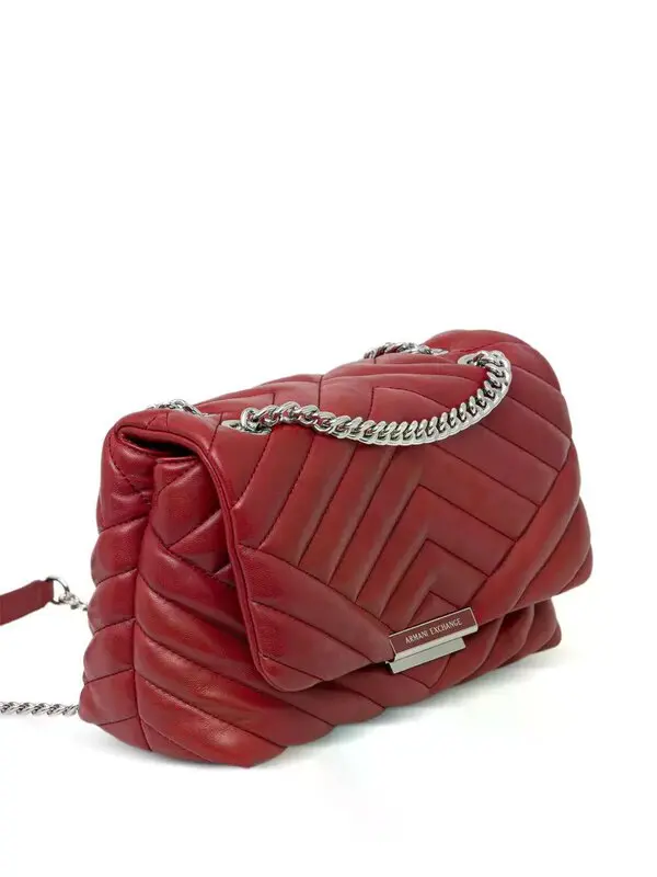 Armani Exchange Logo-plaque Quilted Cross Body Bag