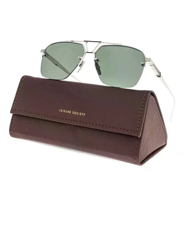 LEISURE SOCIETY Presidio Geometric Sunglasses