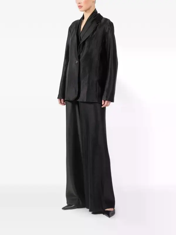 PETER COHEN Silk Single-breasted Blazer