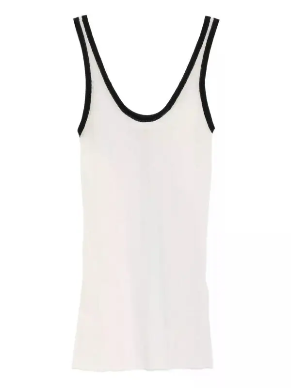 CUDDLEUP Cashmere Vest - Neutrals