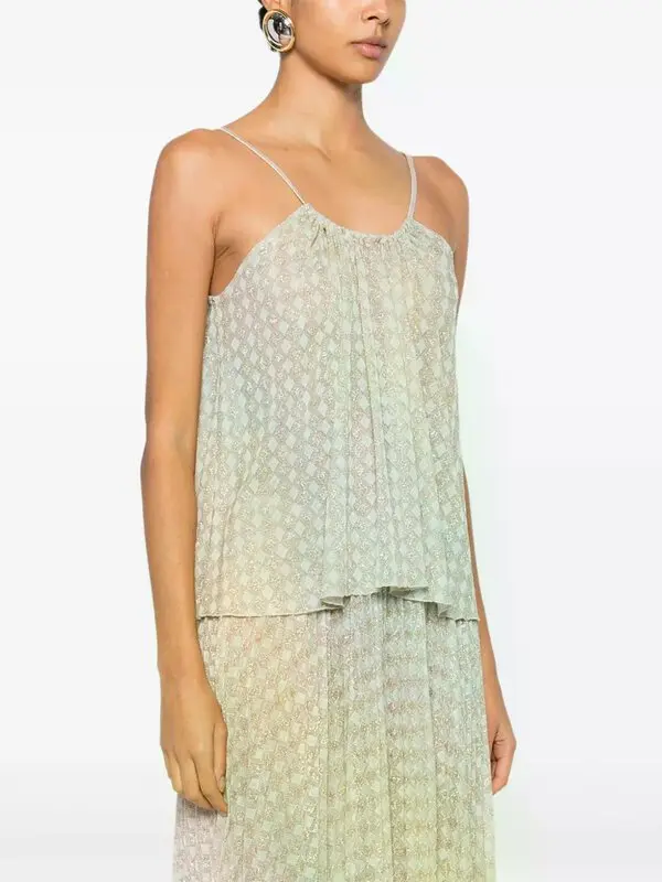 FORTE_FORTE Diamond-pattern Top