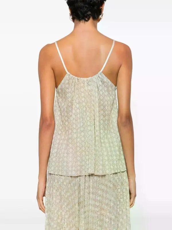 FORTE_FORTE Diamond-pattern Top