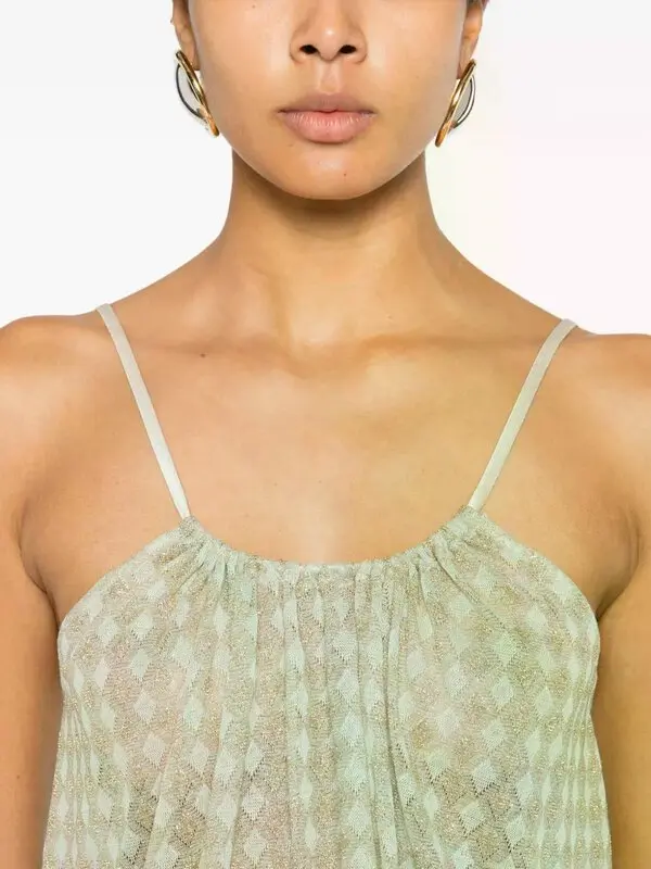 FORTE_FORTE Diamond-pattern Top
