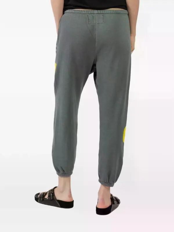FREECITY Logo Print Track Pants - Grey