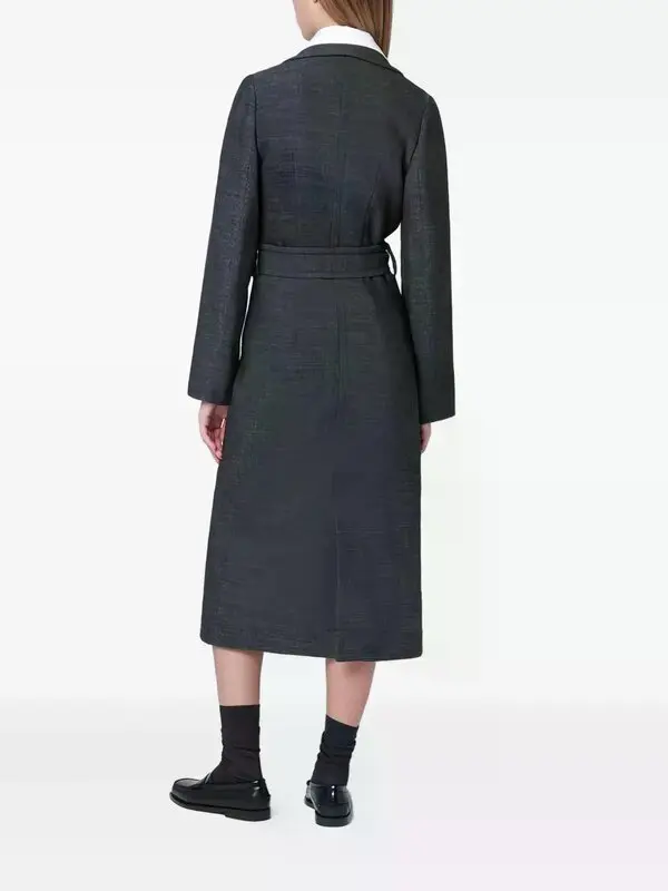 NAMACHEKO Belted Single-breasted Coat