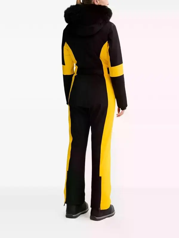 COLMAR Faux-fur Hooded Ski Suit