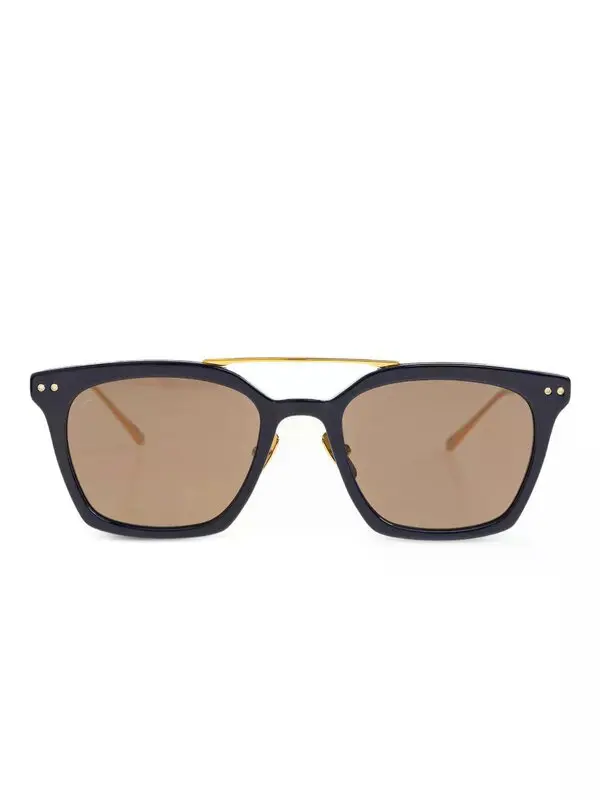 LEISURE SOCIETY Thorsen Lx Geometric Bar Sunglasses - Blue