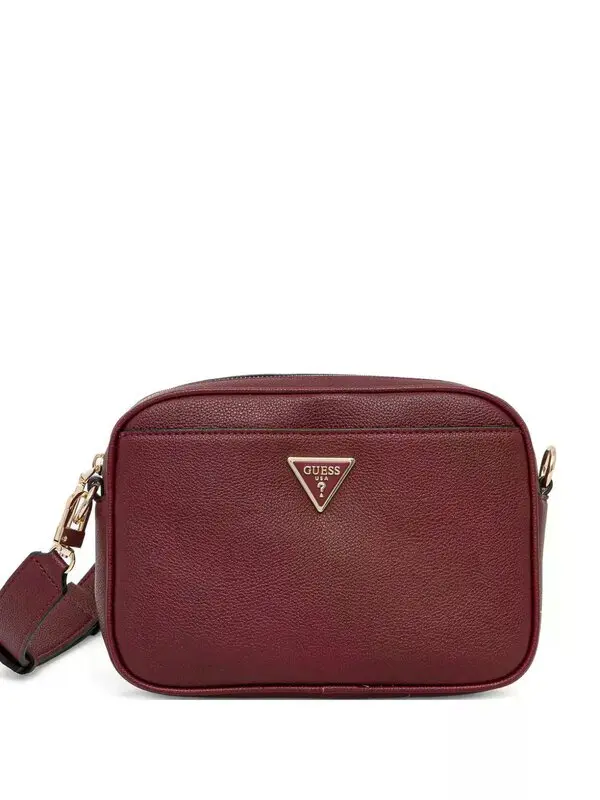 Guess Logo-plaque Shoulder Bag - Red