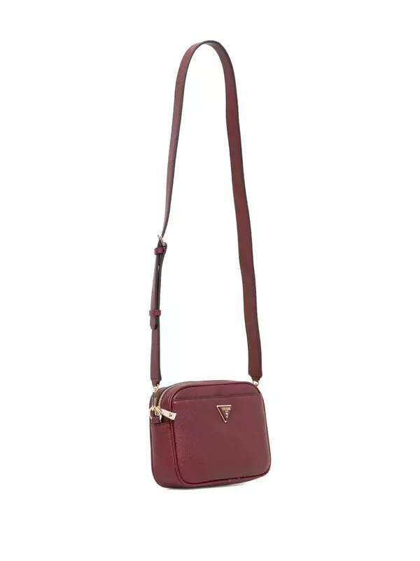Guess Logo-plaque Shoulder Bag - Red