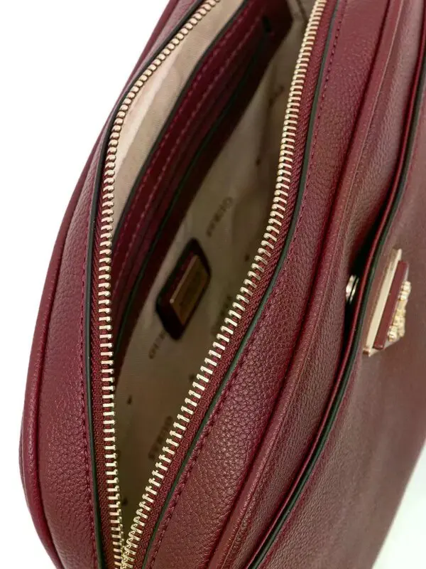 Guess Logo-plaque Shoulder Bag - Red