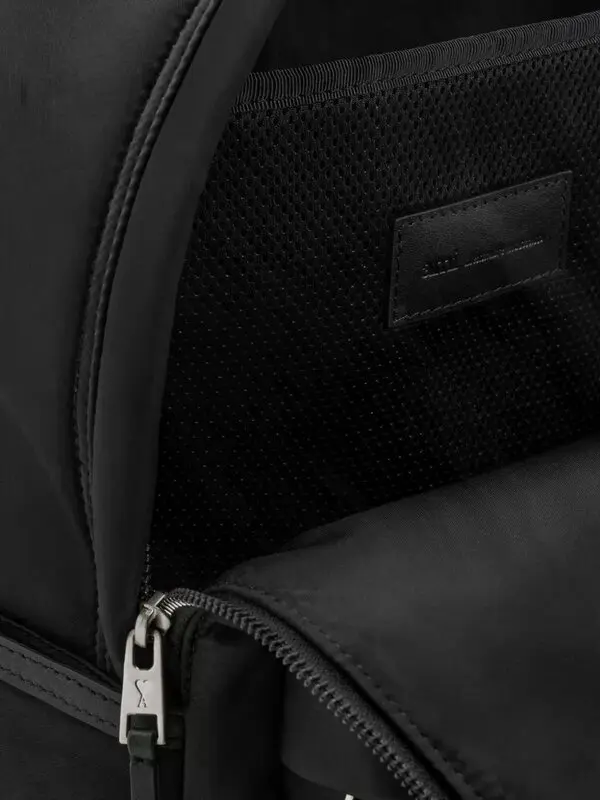 AMI Paris Logo-detail Backpack - Black