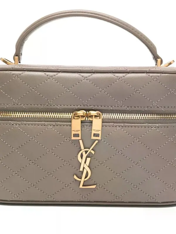Saint Laurent Quilted Top Handle Bag