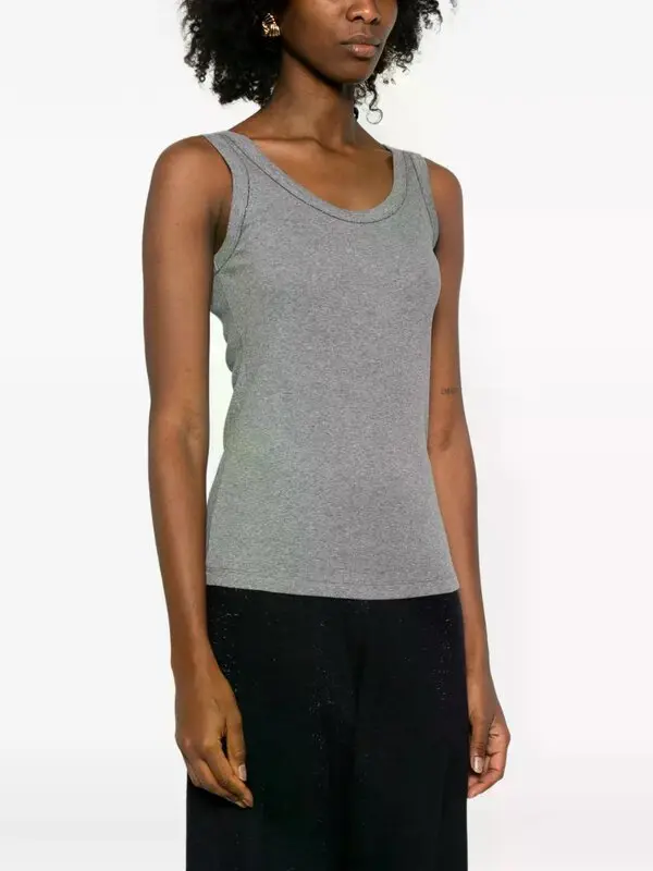 Fabiana Filippi Embellished Scoop Neck Tank Top