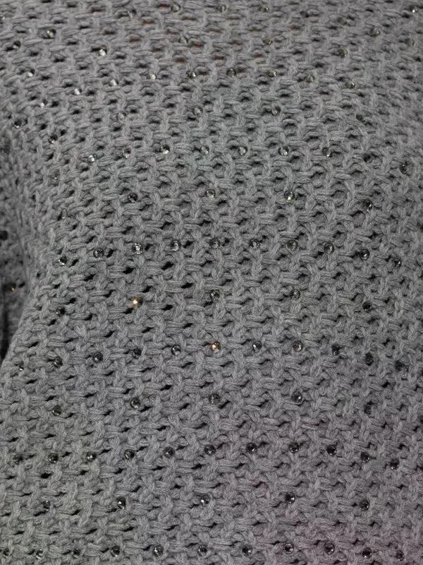 Fabiana Filippi Embellished Open-knit Sweater
