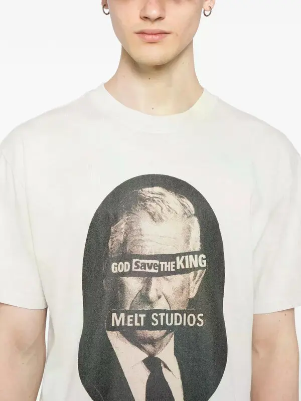 MELT Slogan-print T-shirt