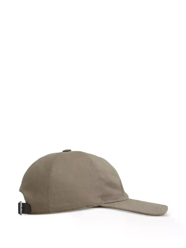 Brioni Embroidered Baseball Cap - Neutrals