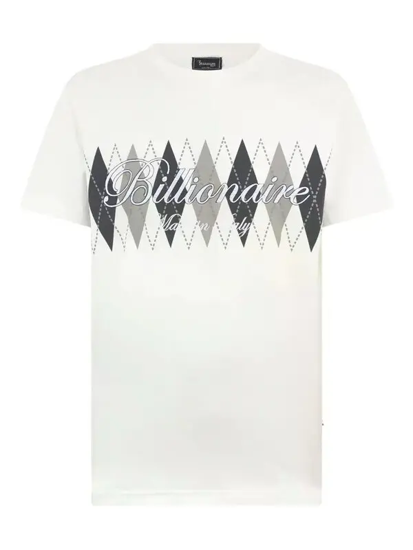 BILLIONAIRE Round-neck T-shirt - White