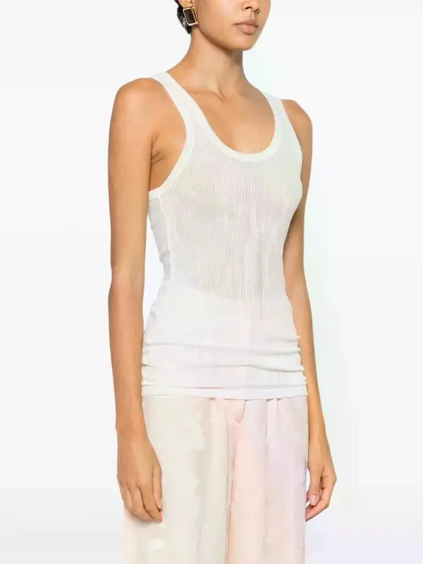 FORTE_FORTE Ribbed Tank Top