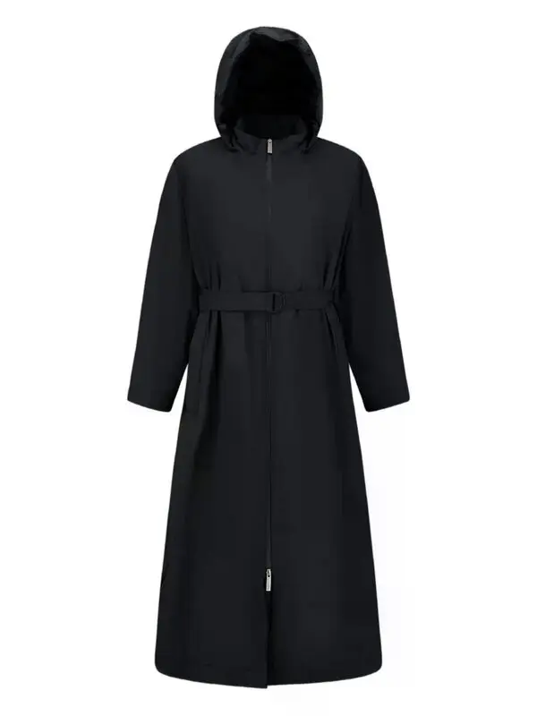 Herno Hooded Belted Raincoat