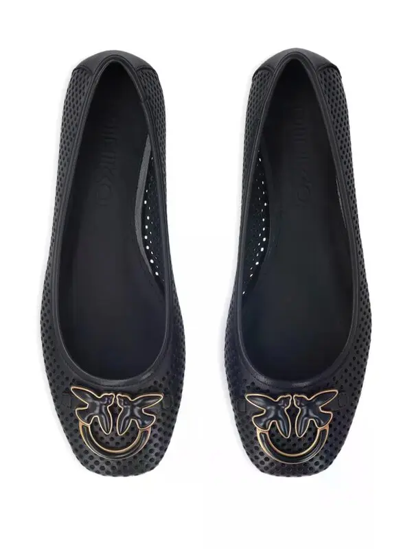Pinko Love Birds Ballet Flats - Black
