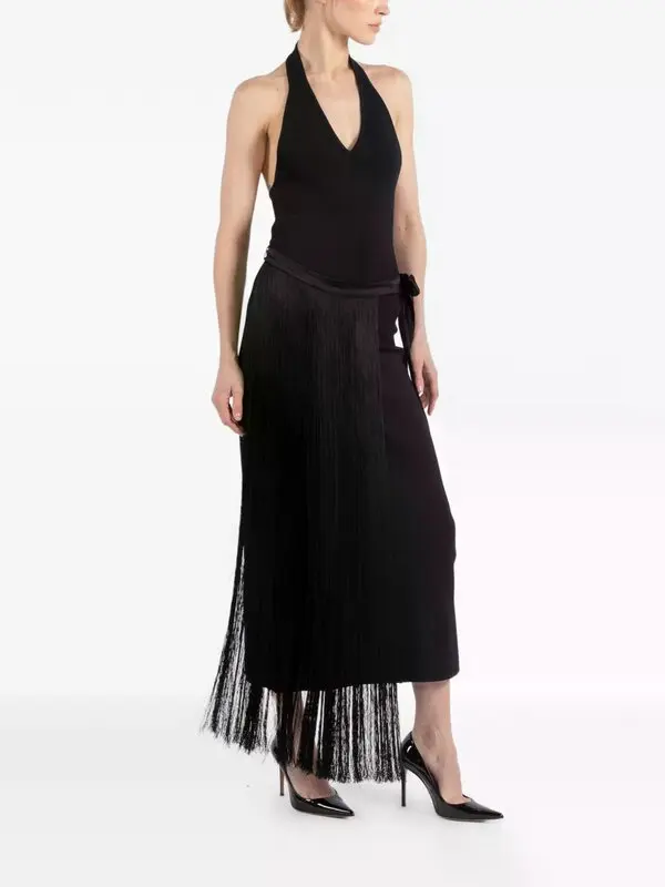 ESSE STUDIOS Fringed-tie Dress