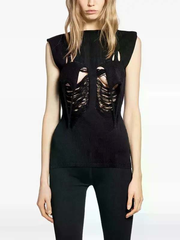 Rick Owens Tanja Distressed Top