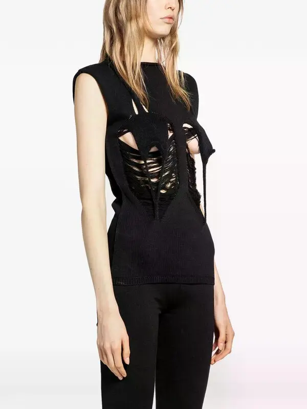 Rick Owens Tanja Distressed Top