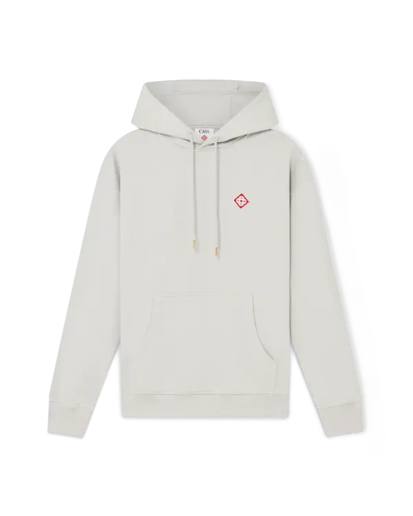 Casablanca Diamond Logo Hooded Sweatshirt - Multicolor