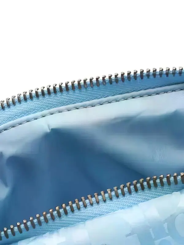 Dior X Erl 2000s Saddle Oblique-monogram Shoulder Bag