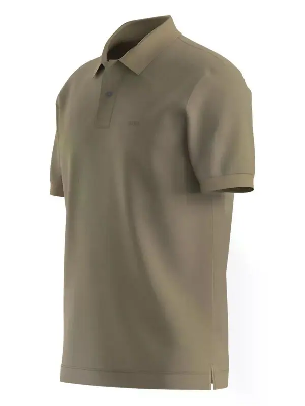 BOSS Pallas Polo Shirt In Cotton Piqué With Embroidered Logo - Neutrals