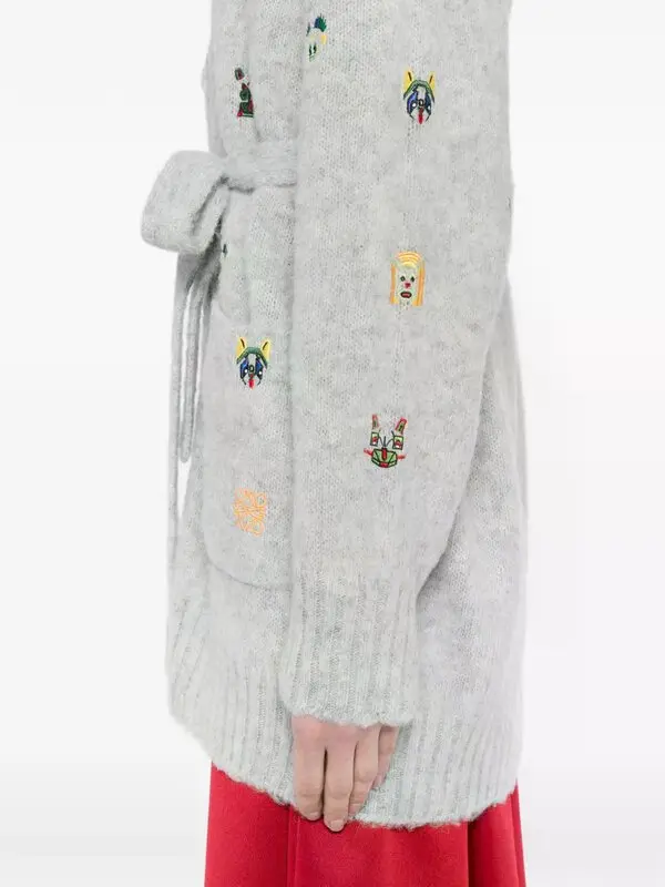 Loewe Animal-embroidered Cardigan